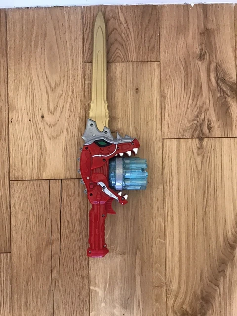 POWER RANGERS DINO Super Charge Red T-Rex Saber Sword Tested £14.24 ...