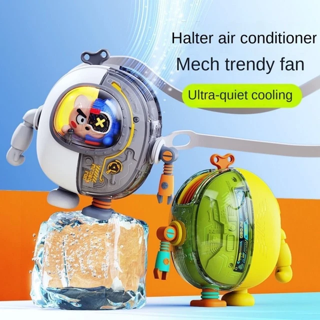 USB CHARGING NECK Fan Air Cooler Mechs Fans Portable for Kids Adult EUR ...