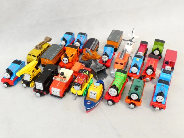 LARGE COLLECTION OF Thomas The Tank Engine Die Cast Trains, Trucks etc ...