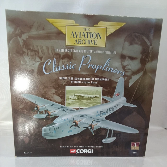 CORGI 48802 AVIATION Archive 1/144 Short S.25 Sunderland III Transport ...