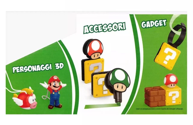 SUPER MARIO SURPRISE de votre choix VQ390 - DV550A Kinder Joy Italie ...