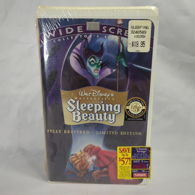 SLEEPING BEAUTY WIDESCREEN VHS Cassette Tape Walt Disney New Sealed £ ...