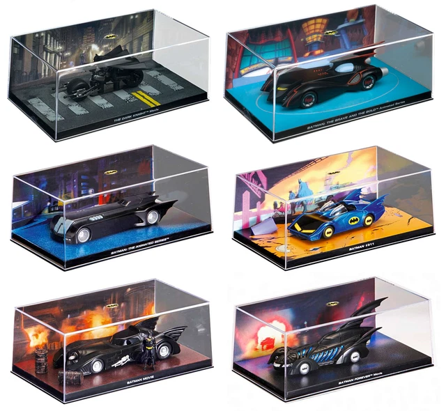 LOT DE 6 Batmobile de Batman 1/43 Collection Eaglemoss DC Comics ...