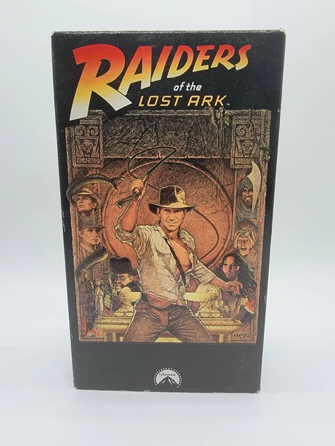 RAIDERS OF THE Lost Ark VHS Paramount 1981 Erstveröffentlichung Steven ...