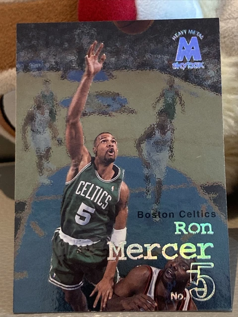 NBA 1999 SKYBOX Molten Heavy Metal Boston Celtics Ron Mercer Sample ...