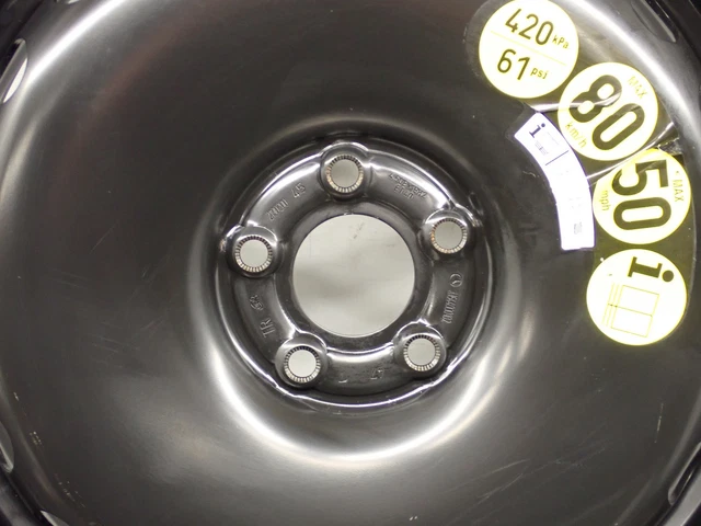 MERCEDES GLC GLE 19" Space Saver Spare Wheel T155/80R19 Continental ...