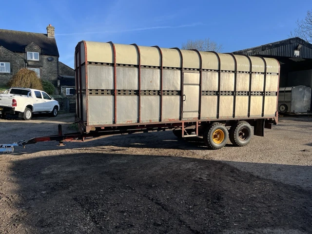 BATESON CATTLE BOX With Decks. Trailer Loader Tractor Sheep £3,831.72 ...