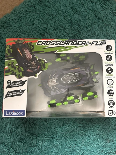 LEXIBOOK CROSSLANDER® FLIP Remote Control Car, 360° Sound &Light ...