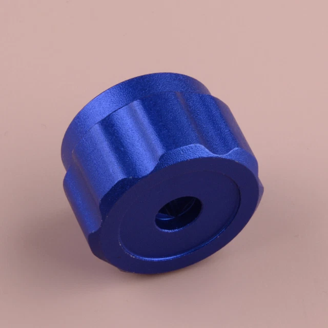 BLUE ROUND WHEEL Handle, Faucet Handles Manifold Gauges Knob Aluminum ...