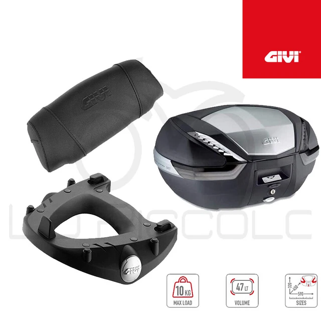 GIVI VALISE V47 V47NT + Plaque Triumph Bonneville T120 2022 EUR 425,14 - PicClick FR