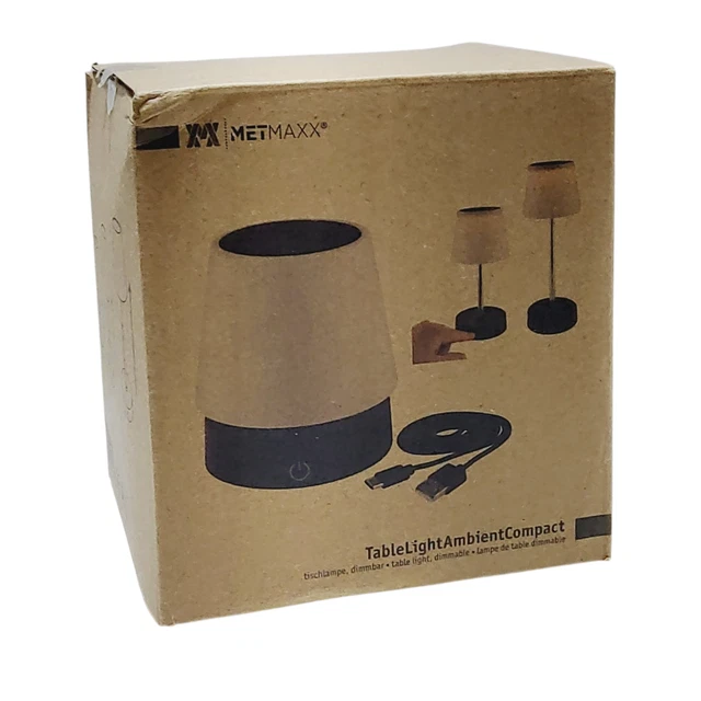 METMAXX FOLDABLE RECHARGEABLE Table Light Ambient LED Lamp £7.95 ...
