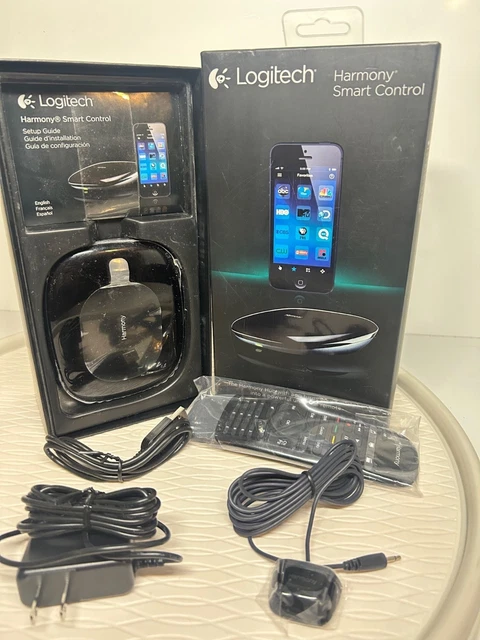 LOGITECH HARMONY SMART Control Universal Remote System With Hub & App ...