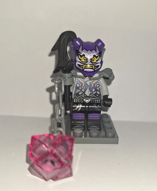 LEGO NINJAGO ULTRA Violet Minifigur mit Oni Maske (Ein Haar fehlt) |Set ...