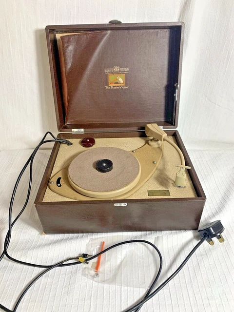 RARE VINTAGE HIS Master's Voice HMV 2126 Three Speed Record Player ...