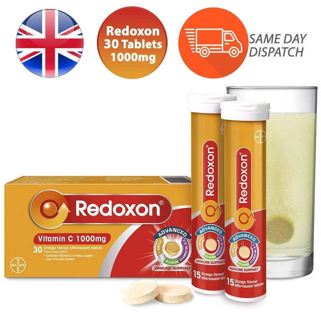 REDOXON ADVANCED VITAMIN C 1000mg 30 Tablets Multivitamin Immune ...