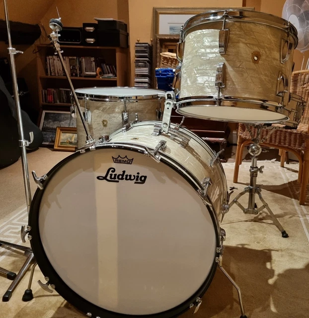 VINTAGE LUDWIG DRUM kit. £3,250.00 - PicClick UK