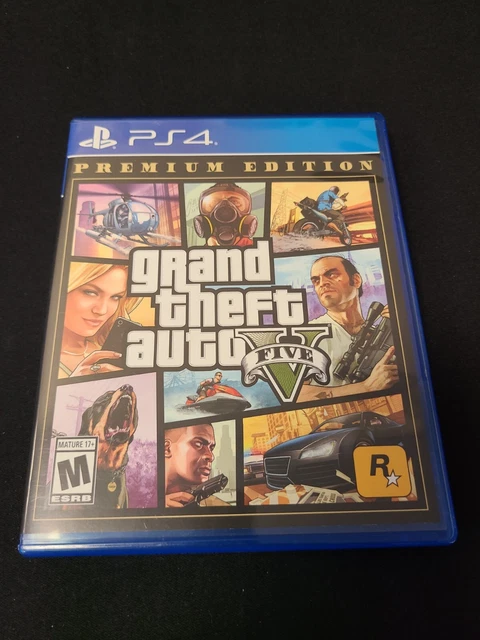 GRAND THEFT AUTO V Premium Online Edition GTA V - (Sony PlayStation 4, PS4) EUR 14,26 - PicClick FR