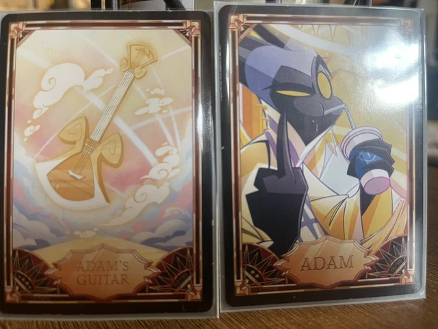 HAZBIN HOTEL TRADING Card - Adam 01/50 & Adam's Guitar 02/50 1a ...