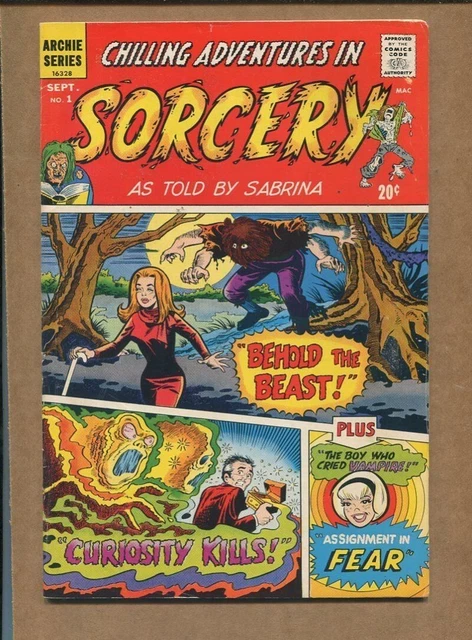 CHILLING ADVENTURES IN Sorcery 1 F/VF Early Sabrina couverture histoire ...