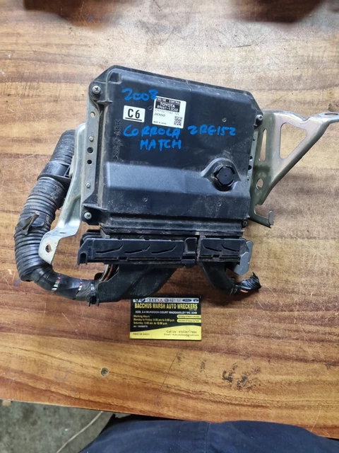 TOYOTA COROLLA ENGINE Ecu, Auto T/M Type, 89661-12C60, Zre152/153R, 03/ ...