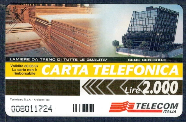 GIAN - SCHEDA telefonica PRP Golden 267 "MANNI OSSITAGLIO" Nuova ...