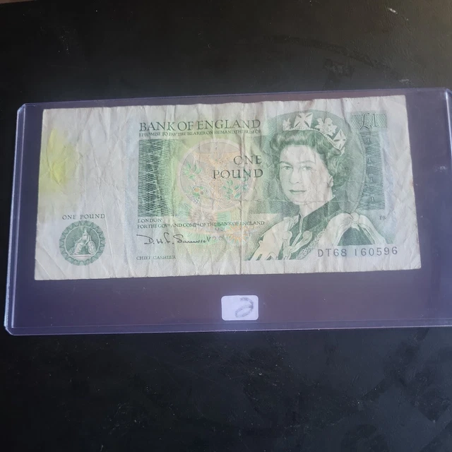 OLD ENGLISH £1 Bank Note Sir Isaac Newton £7.99 - PicClick UK