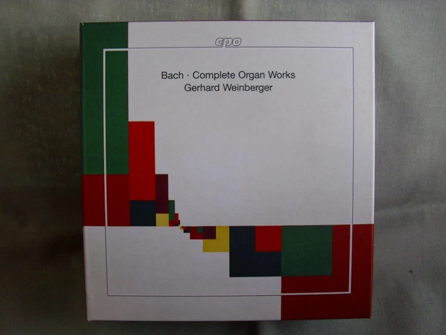 BACH- COMPLETE ORGAN Works- Gerhard Weinberger- 22-CD-Box- CPO 2008 EUR ...