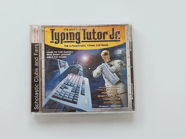 TYPING TUTOR JR. Kids Typing Softwar Pc Cd-Rom Windows / Macintosh $14. ...