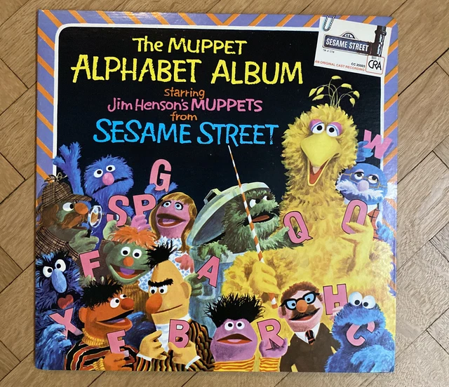SESAME STREET THE Muppet Alphabet Album 1971 LP Children's Gatefold ...