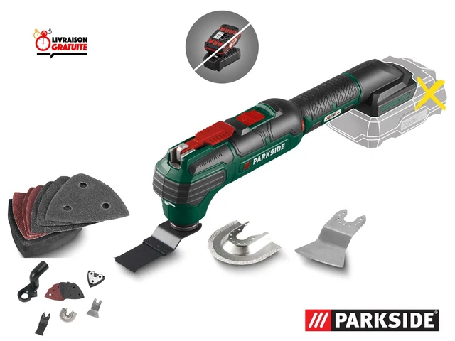 PARKSIDE® OUTIL MULTIFONCTION sans fil PAMFW 20-Li Sans Chargeur ni ...