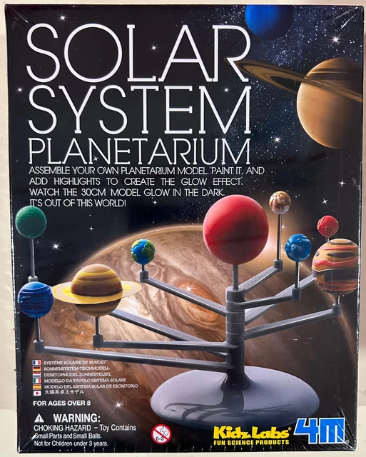 SOLAR SYSTEM PLANETARIUM Model Kit Kidz Labs 4M BRAND NEW - (Factory ...