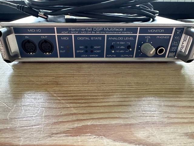 RME MULTIFACE II, PCMCIA host interface card and cable, PSU. £125.00 ...