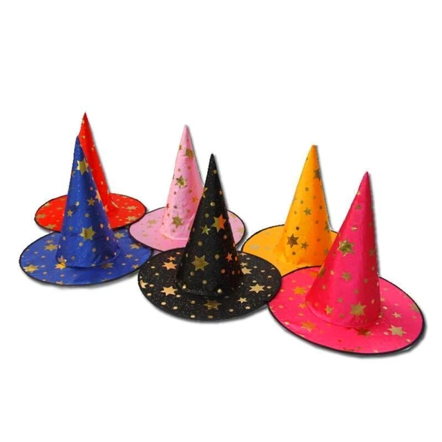 BLUE WIZARD HAT + Gold Star Halloween Costume for Fancy Dress - Unique ...