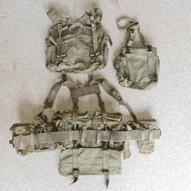 SOUTH AFRICAN DEFENCE Force SADF Pattern 70 Webbing Complete Set $219. ...