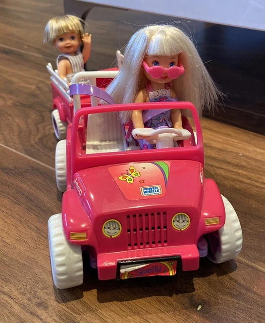 POWER WHEELS KELLY With Tommy & Jeep. Rare Find. Vintage 90’s Barbie £ ...