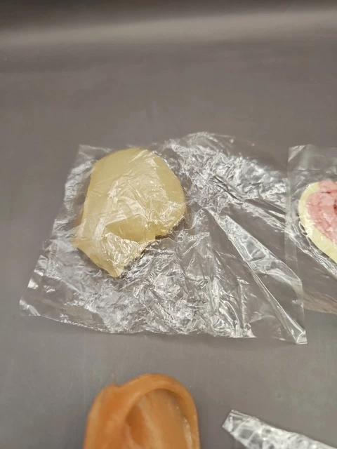 VINTAGE RUBBER BODY Parts & Scab Sticker Jiggler Vending Machine Nose ...