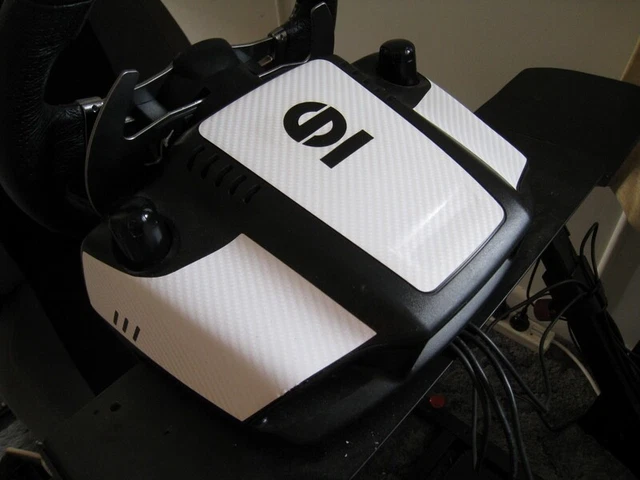 [LOGITECH G27 G29 G920] Carbon Adhesive Vinyl Wrap Wheel Base Pedals ...