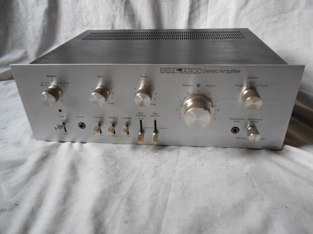 VINTAGE HI-FI EAGLE A7400 Stereo Amplifier £59.00 - PicClick UK