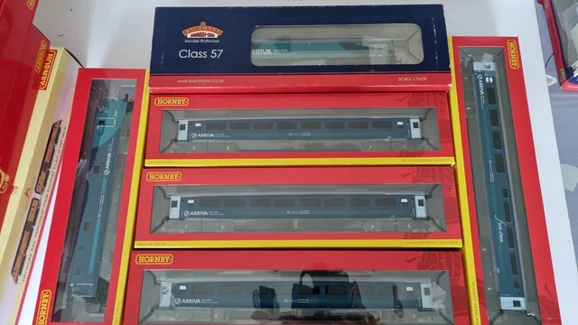 HORNBY BACHMANN ARRIVA Trains Wales Mk3 Coaches DVT Class 57 Locomotive ...