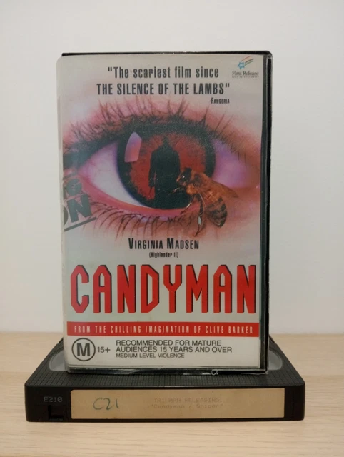 CANDYMAN 1992 HORROR VHS Home Video PAL AUS **EXTREMELY RARE PROMO COPY ...