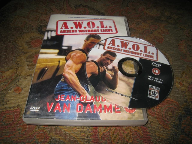 A.W.O.L. USED JEAN Claude Van Damme Nineties Action Thriller Uk Dvd. £0 ...
