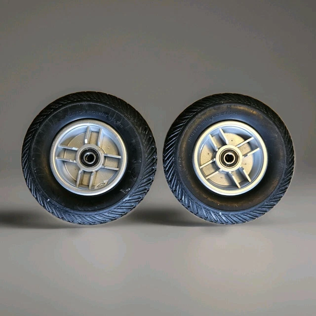 PRIDE GO GO Elite Traveller Mobility Scooter Front Wheels & Solid Tyres ...