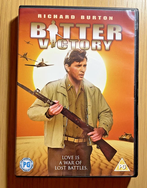 BITTER VICTORY (DVD) Richard Burton Curt Jurgens Ruth Roman Nicholas ...