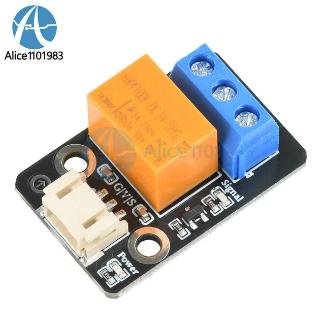 1 CHANNEL HIGH-LOW Level Trigger Relay Module Adjustable Resistor ...