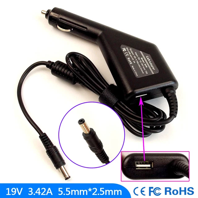 LAPTOP DC ADAPTER Car Charger USB Power for Toshiba Satellite Pro L300 ...