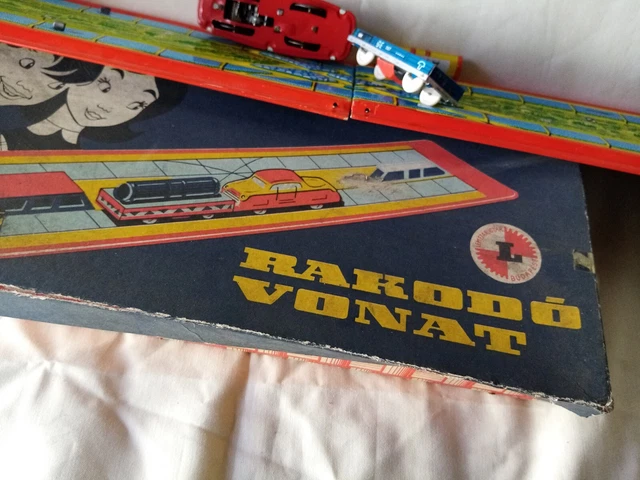 1960'S RAKODO VONAT Hungarian Tin Plate Train set and track. With box £ ...