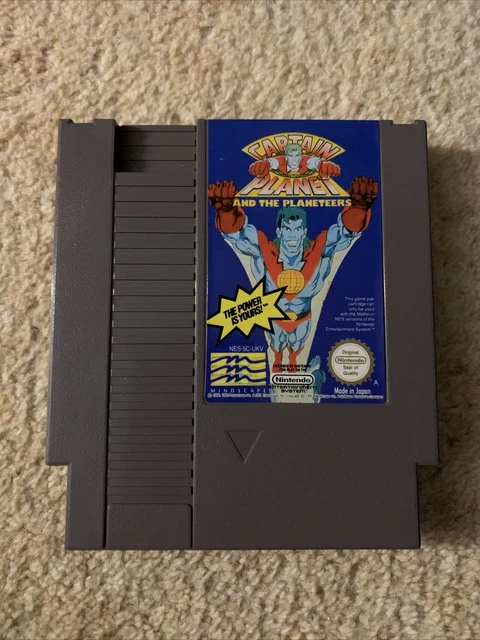 CAPTAIN PLANET AND The Planeteers - Nintendo Nes Cart PAL £13.19 ...