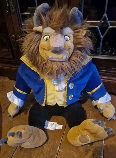 DISNEY STORE BEAUTY And The Beast Large Beast Soft Plush Toy 20 ...