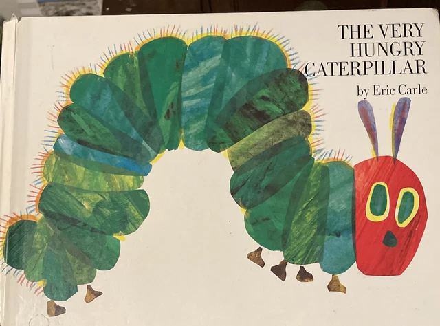 THE VERY HUNGRY Caterpillar by Eric Carle 1987 Hardcover Revised ...