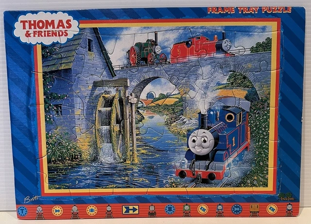 THOMAS THE TANK Engine and Friends Frame Jigsaw Puzzle Cardboard 2000 ...